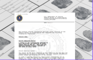 FBI Identity History Summary - Elite Documents- Apostilles Services